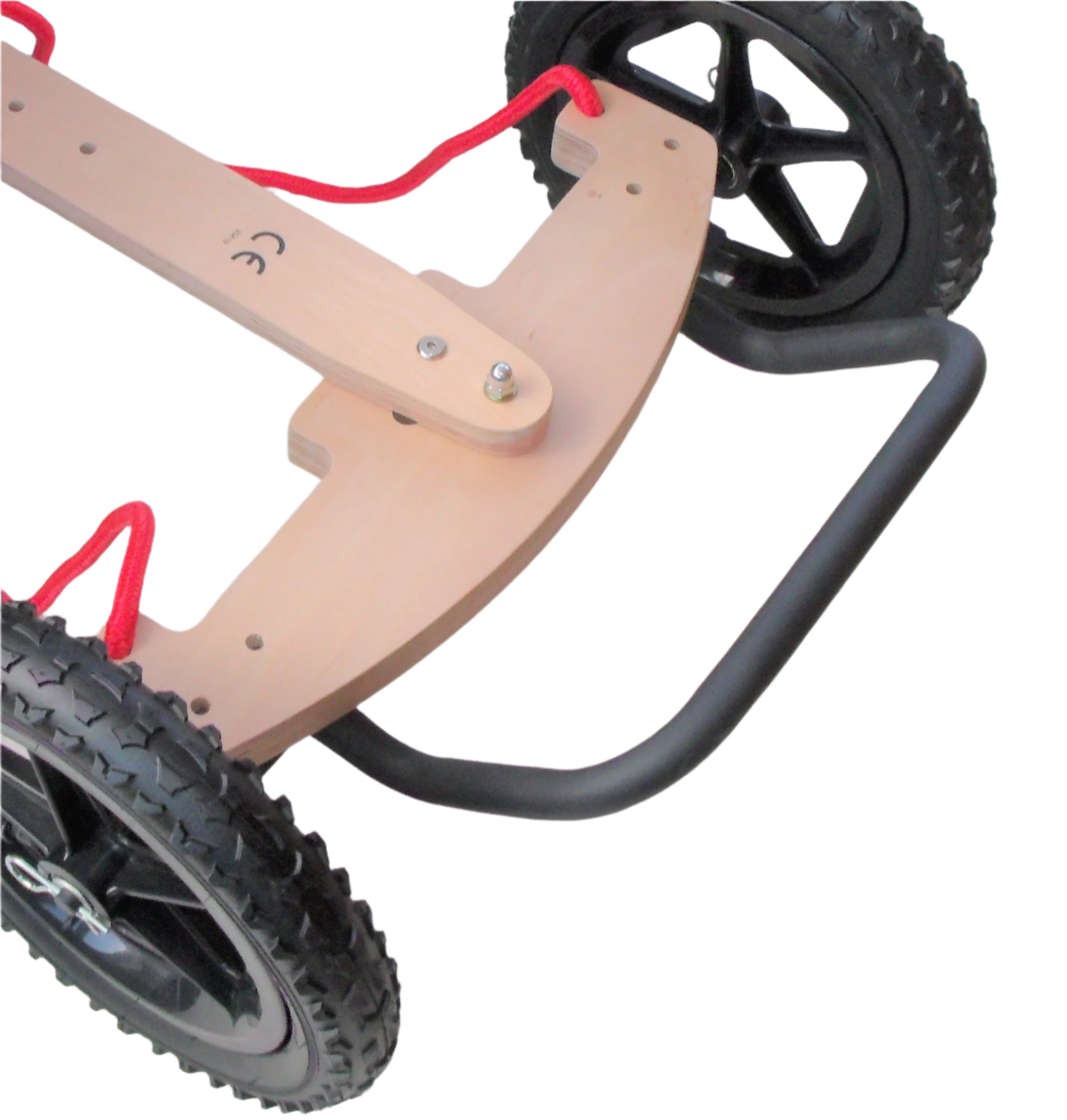 Dual Hand Brake Wheel & Axle Set with Front Bumper – Wooden Go Kart Shop