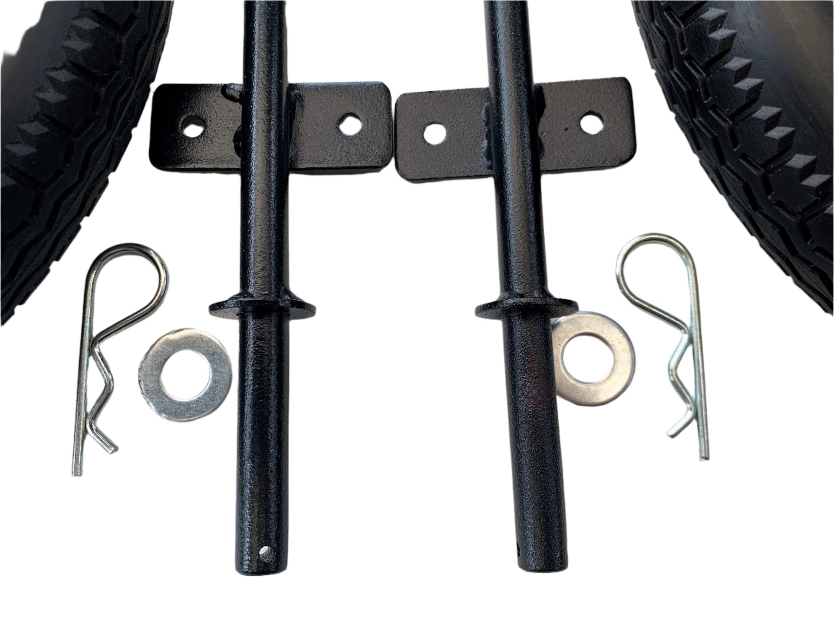 Dual Hand Brake Wheel & Axle Set with Front Bumper – Wooden Go Kart Shop
