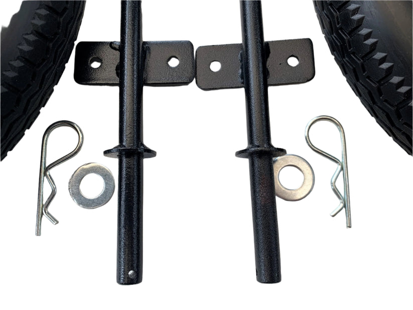 Dual Hand Brake Wheel & Axle Set with Front Bumper – Wooden Go Kart Shop